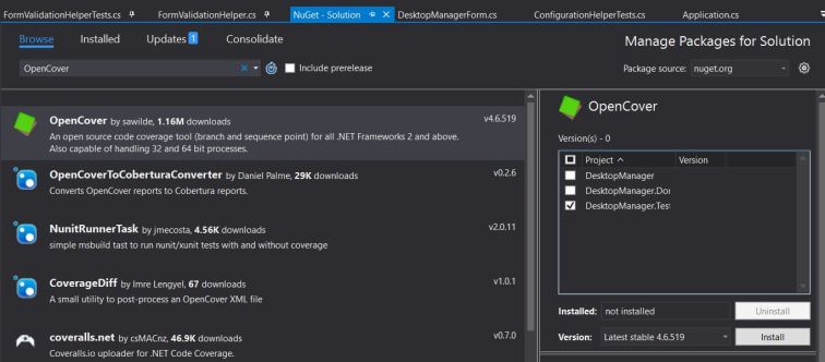 OpenCover UI – Unit Test Code Coverage – bearandhammer